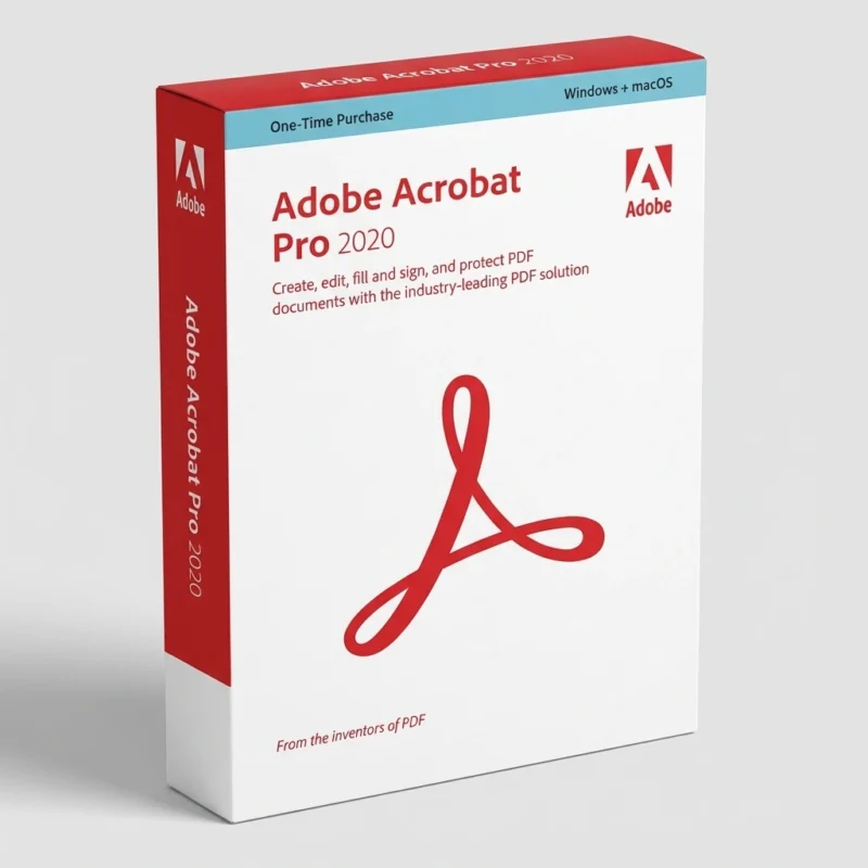 Buy Adobe Acrobat Pro 2020 License Key for Windows – One-Time Purchase ...